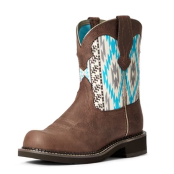 Ariat | Shoes | New Ariat Fatbaby Heritage Twill Dark Cottage Turquoise ...